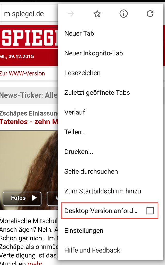 Desktop-Version einer Website aufrufen | Tutonaut.de
