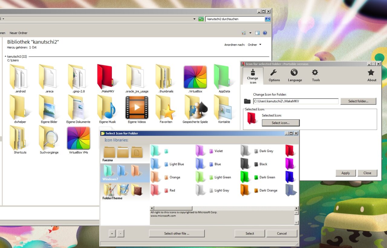Tipp: Ordnung im Windows Explorer mit farbigen Ordnern