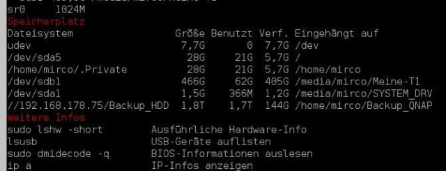 Skript: Linux-System- und Hardware-Infos anzeigen | Tutonaut