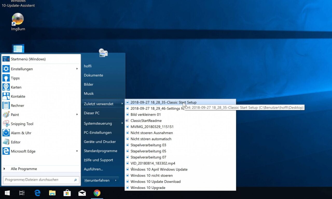 Klassisches Startmenü mit Open Shell einrichten (Classic-Shell ...