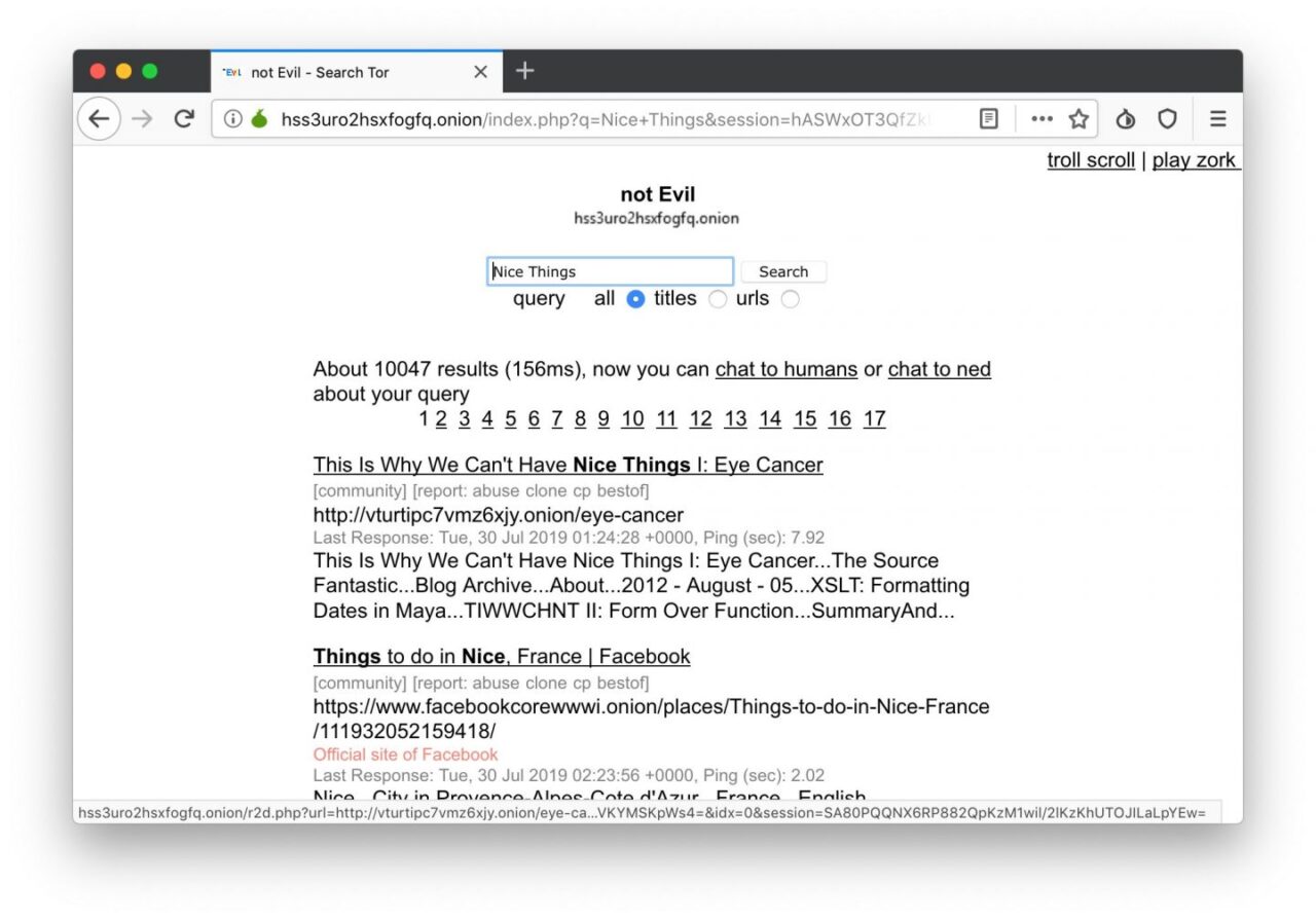 Hidden-Web-Seiten per Darknet-Suchmaschine finden | Tutonaut.de