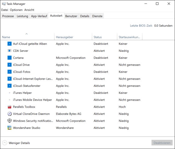 Windows 10: Autostart-Programme hinzufügen oder entfernen | Windows ...