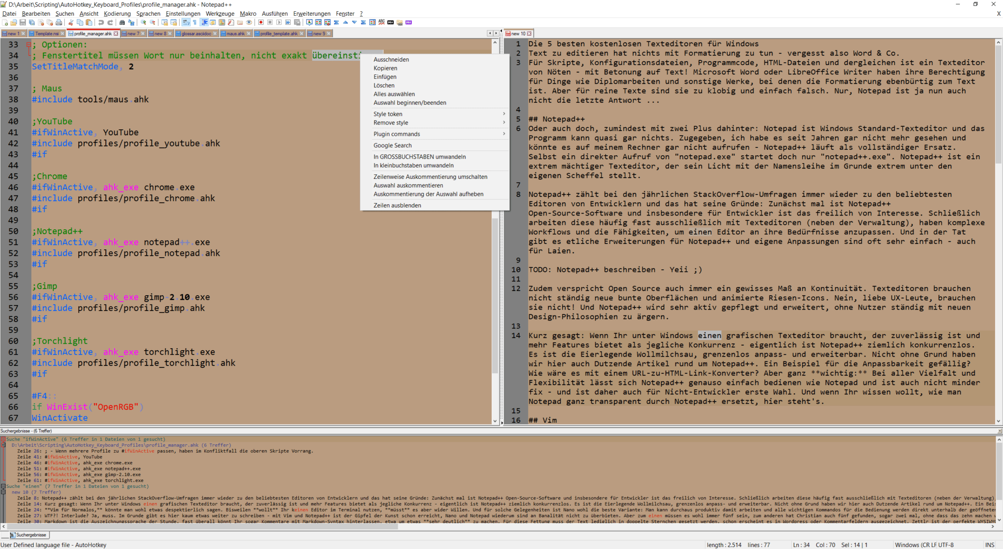 Die 5 besten kostenlosen Texteditoren für Windows | Tutonaut.de