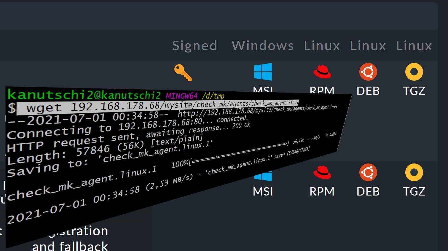 Checkmk und Agenten im Terminal herunterladen | Tutonaut.de