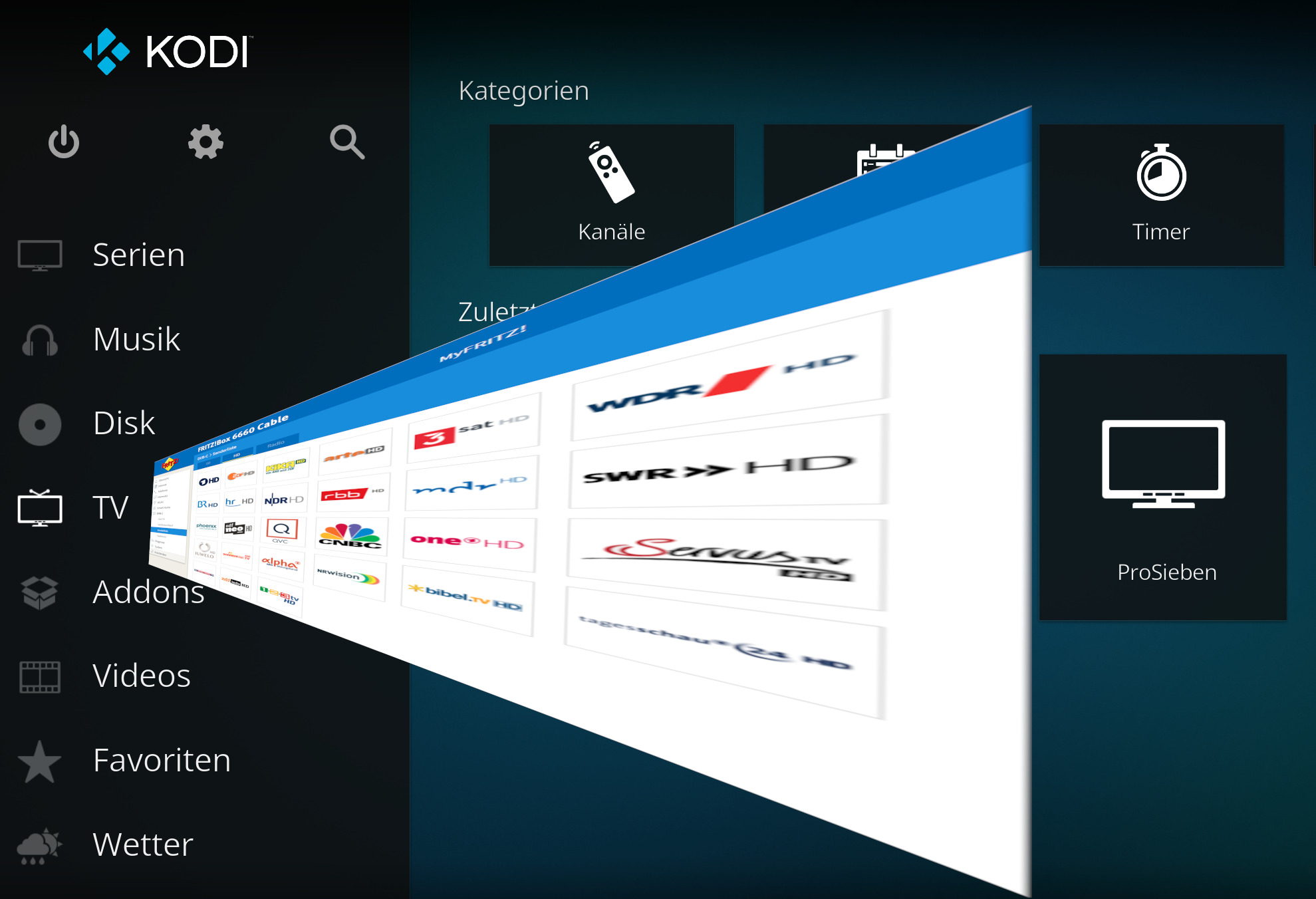 Kodi 19 Matrix: Live-TV über Kabel-Fritzboxen | Tutonaut