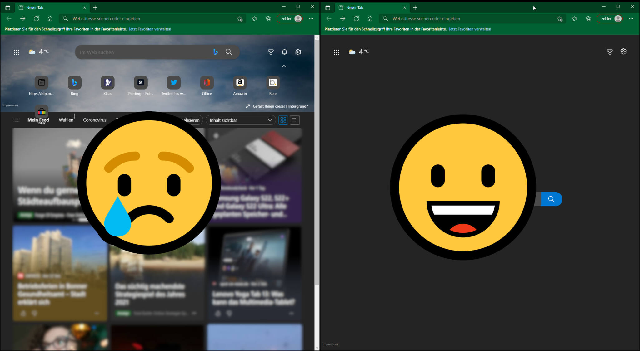 Microsoft Edge: „Neuer Tab“-Seite aufräumen | Tutonaut