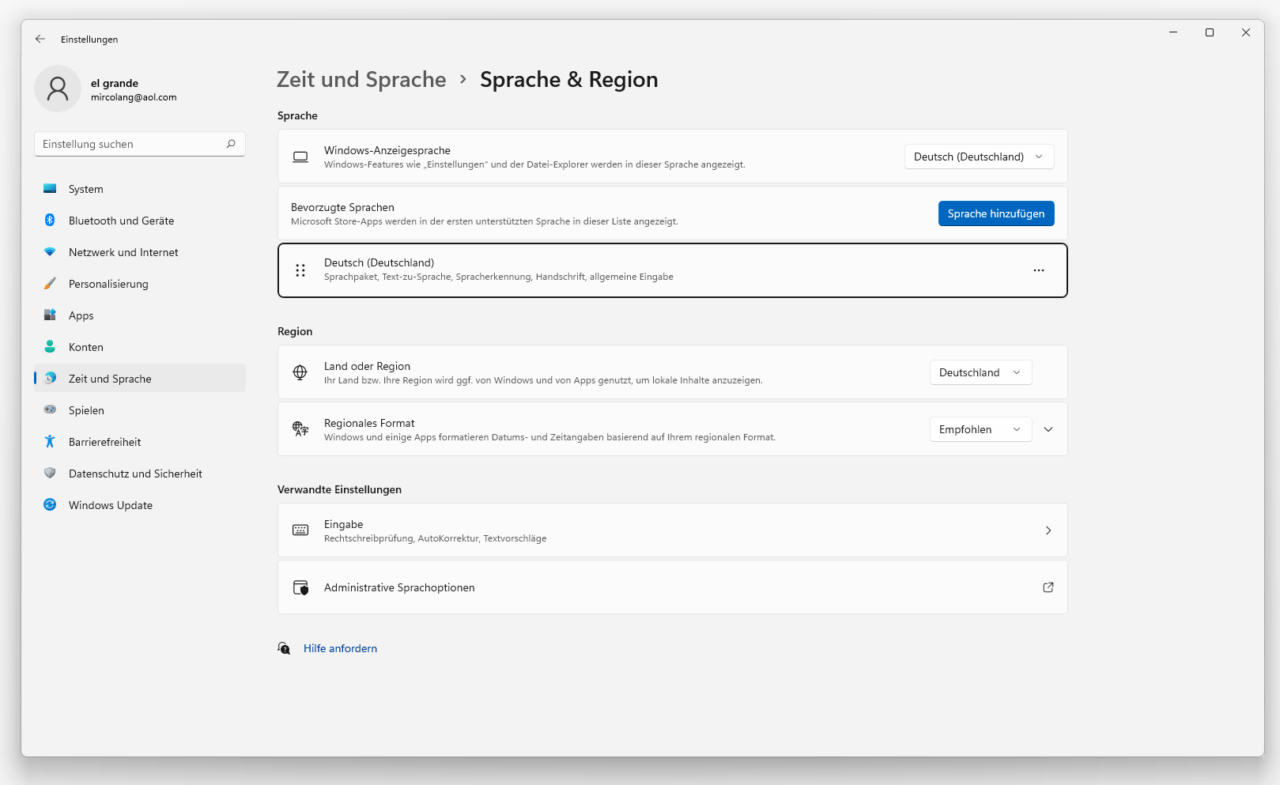 Windows: Tastatur zwischen DE und EN umschalten | Windows | Tutonaut.de