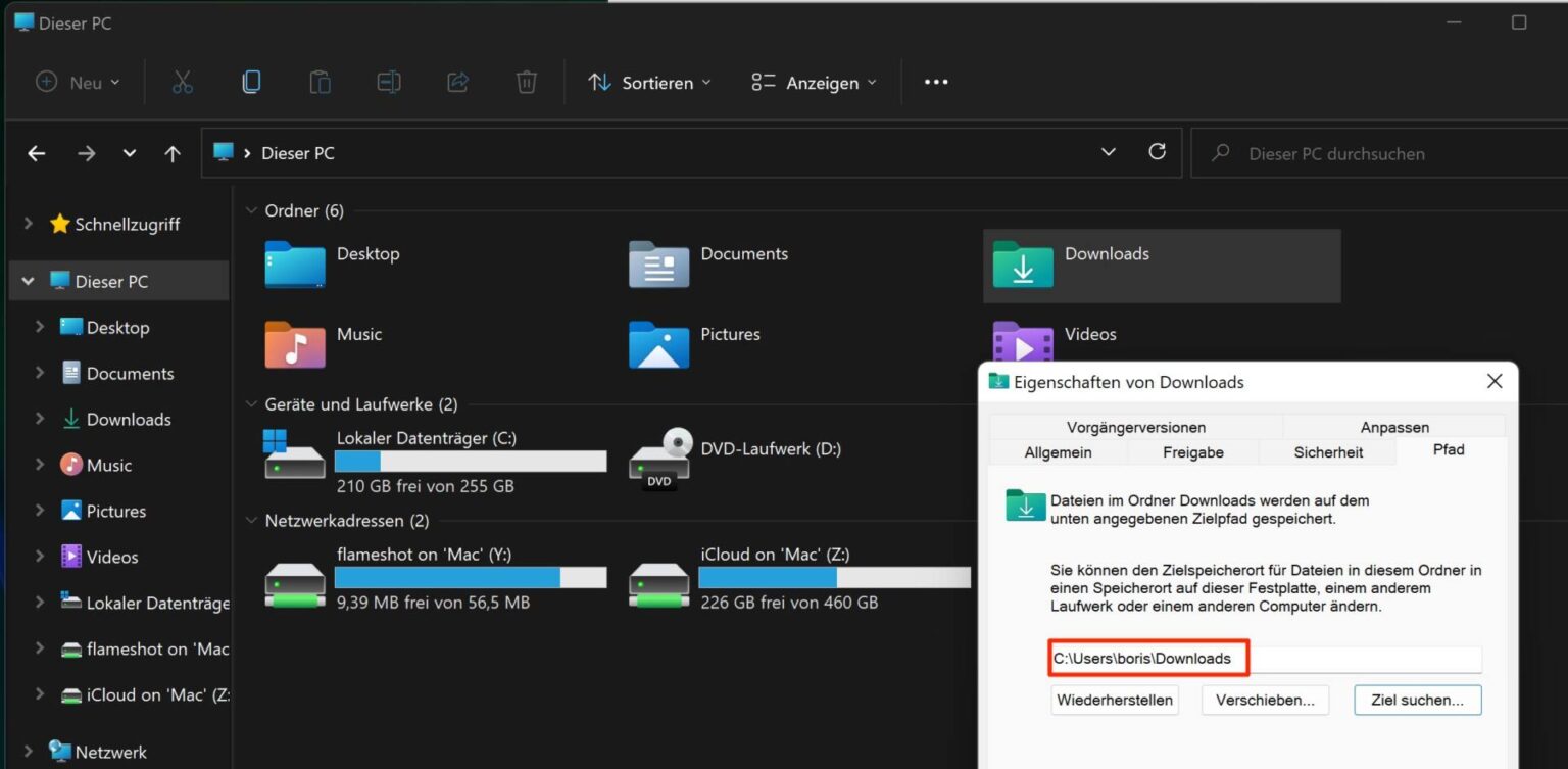 Windows: Alle Benutzeordner am richtigen Ort!