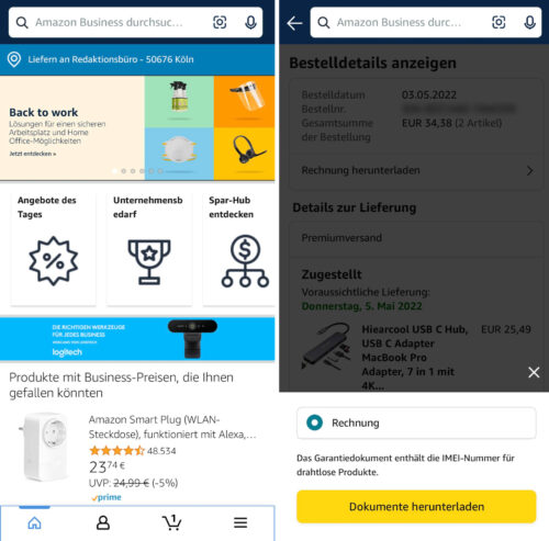 Amazon Business als eigene App: Konten einfacher trennen | Tutonaut.de