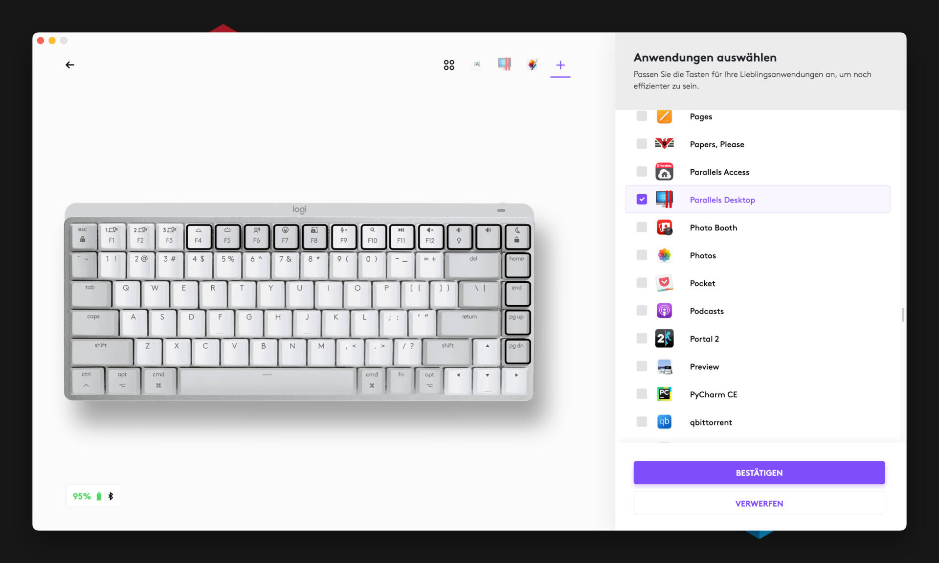 Logitech: Maus- und Tastatur-Tasten individuell für Programme belegen ...