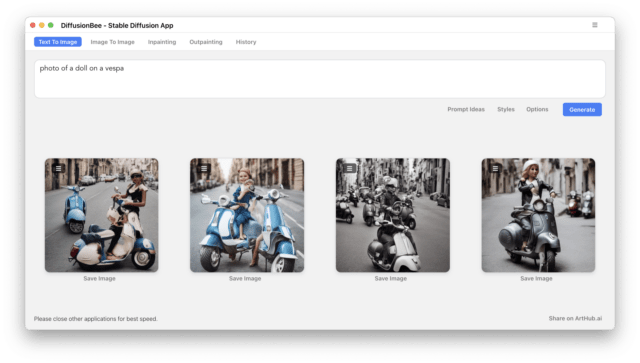 Gratis KI-Bildgeneratoren für Zuhause: DiffusionBee und Charl-E