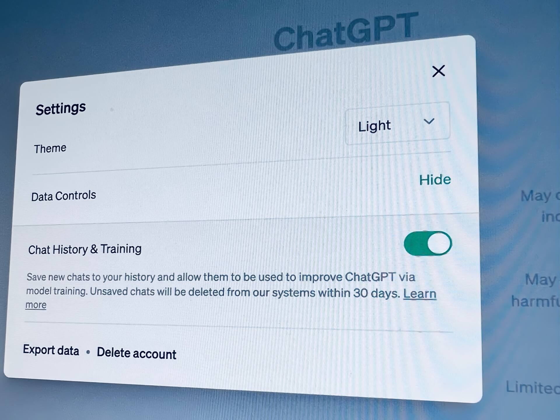 ChatGPT: Chats exportieren und Privat-Modus aktivieren | Tutonaut