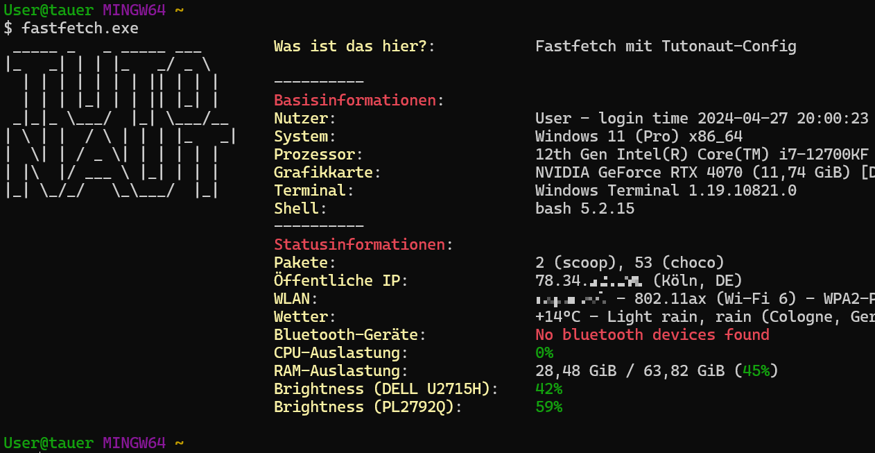 fastfetch: System-Infos hübsch, schnell und anpassbar | Tutonaut