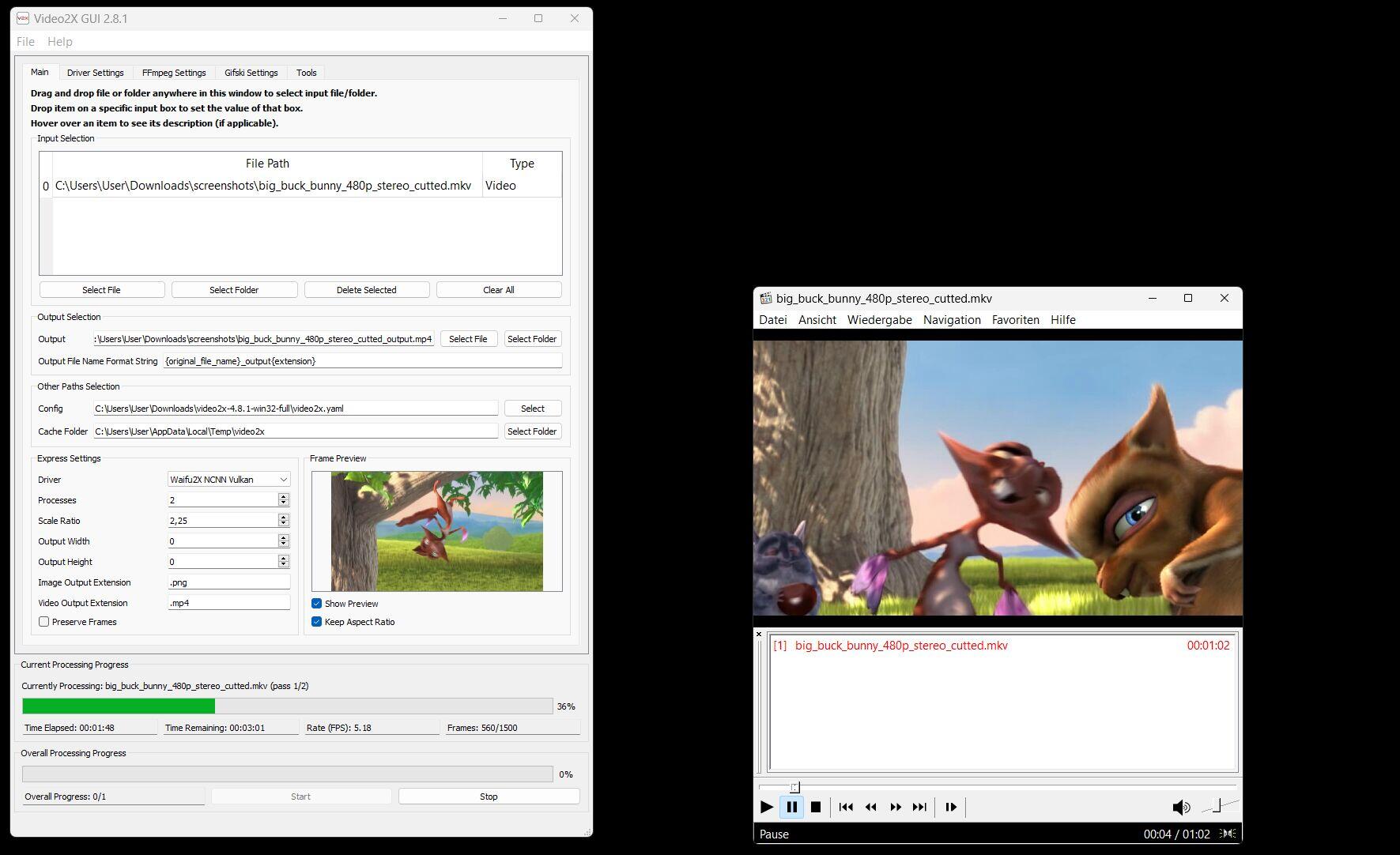 Video-Upscaling unter Windows mit Video2X | Tutonaut